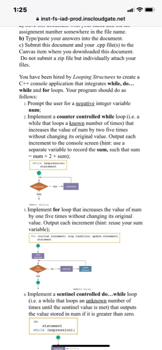 Solved 1:25 inst-fs-iad-prod.inscloudgate.net assignment | Chegg.com