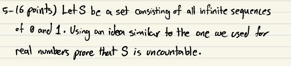 Solved 5- ( 6 points) Let S be a set consisting of all | Chegg.com