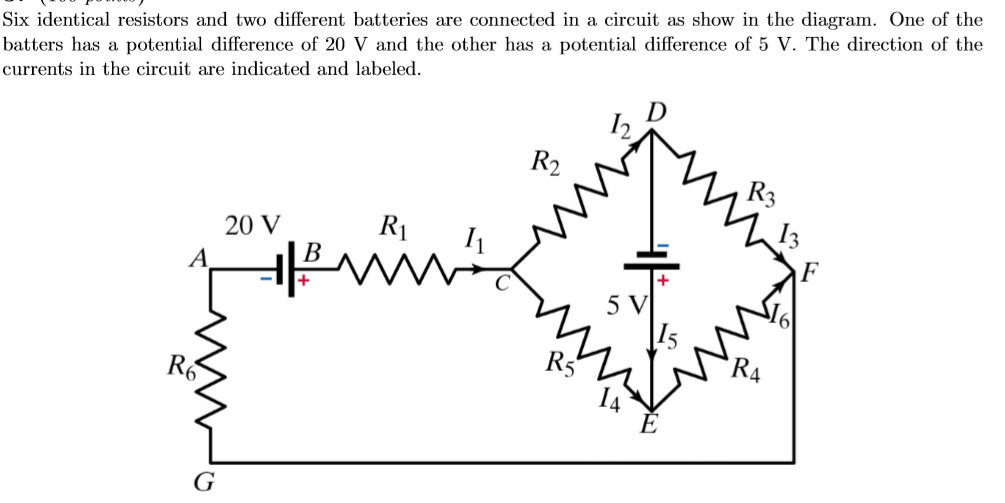 Solved A. Write down the node rule equations (involving | Chegg.com