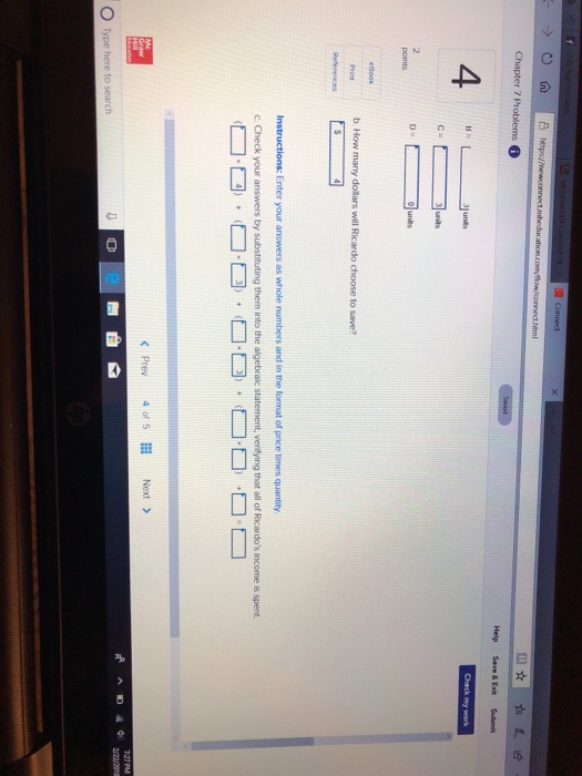 Solved Help Save &Exit Submit 4. various amounts of products | Chegg.com