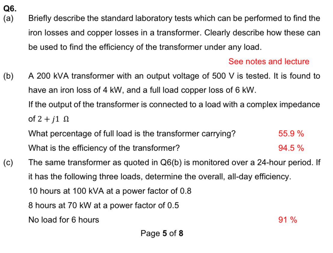 Solved (a) Briefly describe the standard laboratory tests | Chegg.com