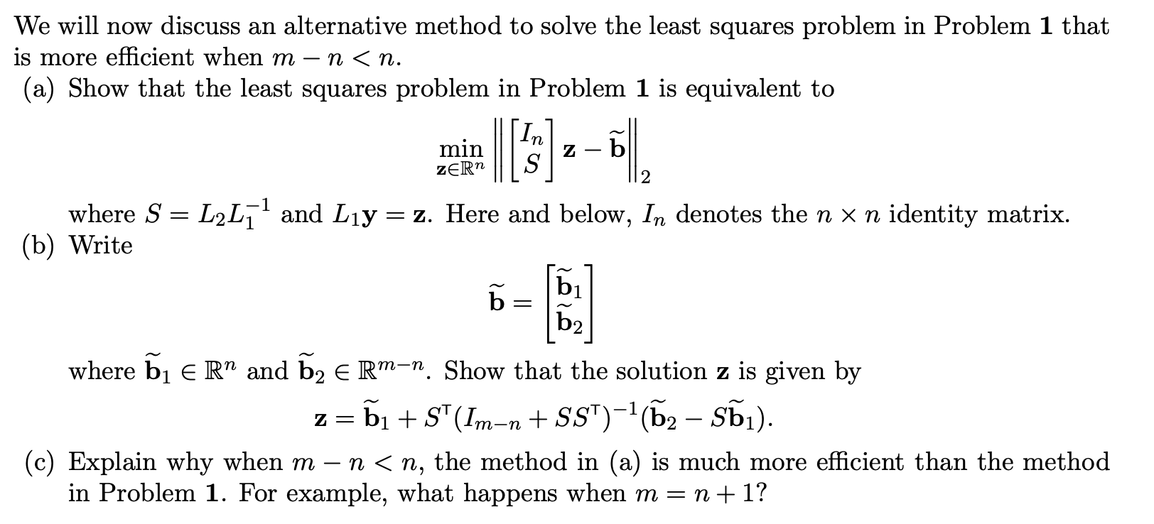 Solved We will now discuss an alternative method to solve | Chegg.com