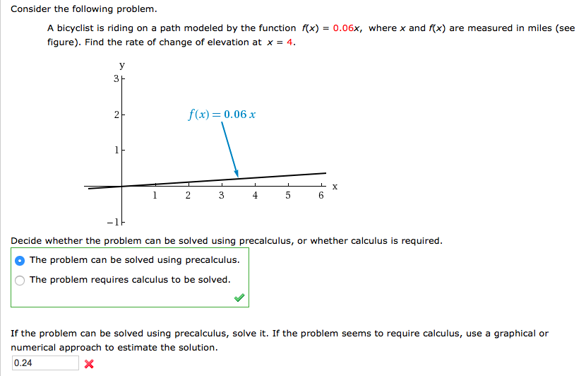 Solved Consider the following problem. A bicyclist is riding | Chegg.com