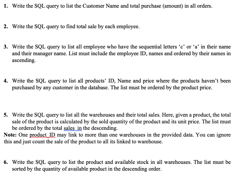 Solved We have provided you with an Oracle sample database | Chegg.com