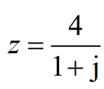 Solved An complex number is given: 1. rewrite z in | Chegg.com