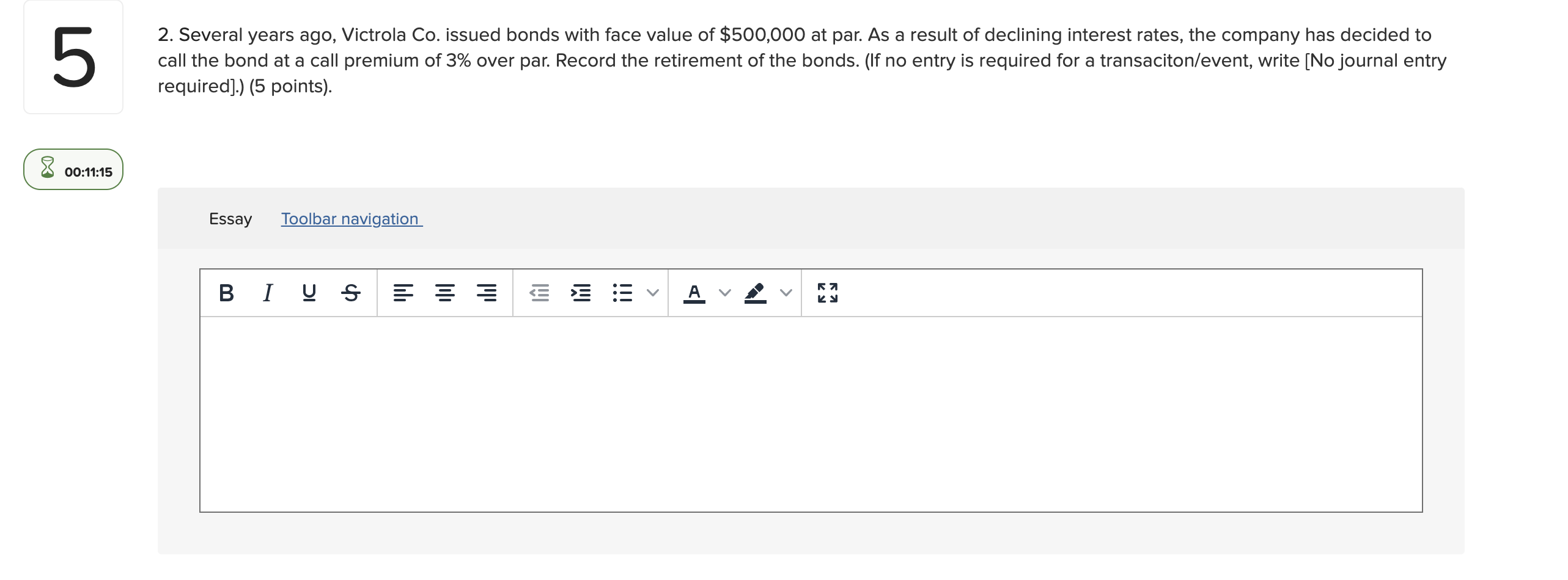 Solved 5 2. Several years ago, Victrola Co. issued bonds | Chegg.com