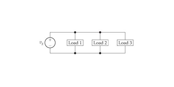 Solved The three loads in the circuit in the figure can be | Chegg.com