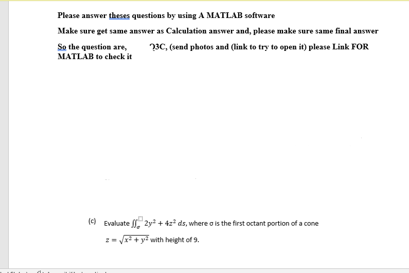 Solved Electrical Engineering I need MATLAB code for this | Chegg.com