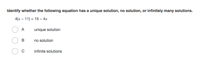 Solved Identify whether the following equation has a unique | Chegg.com