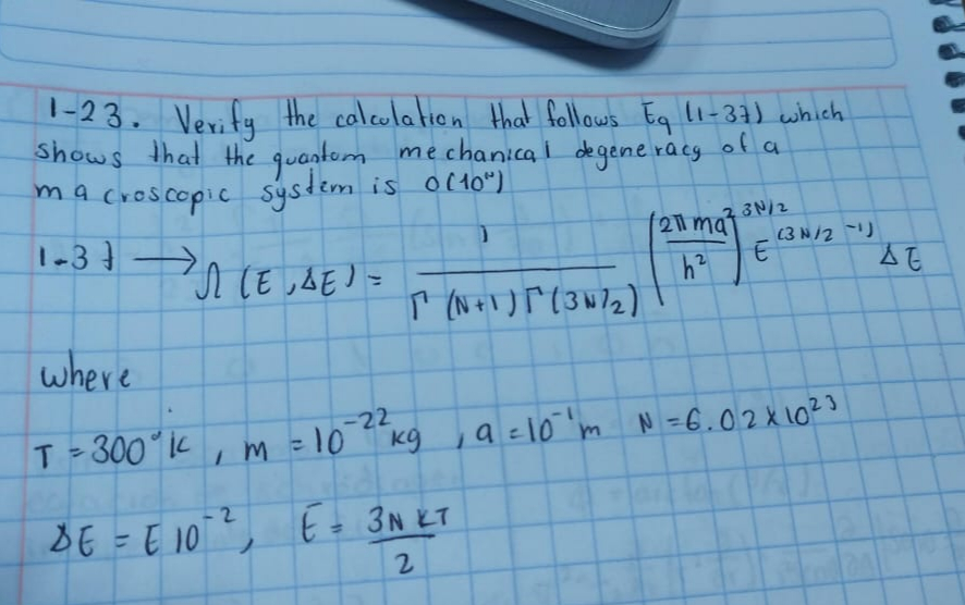 Solved 1-23. ﻿Verifique el cálculo que sigue a la | Chegg.com