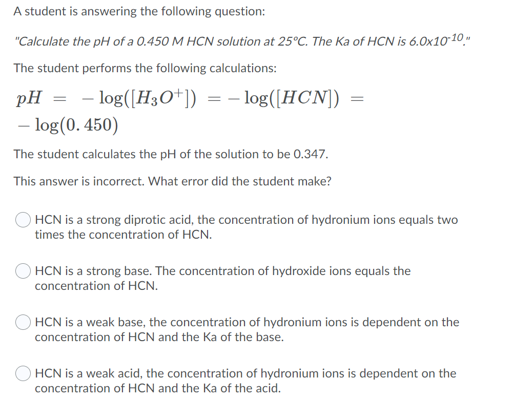 Solved Question 1. A student is trying to solve the | Chegg.com