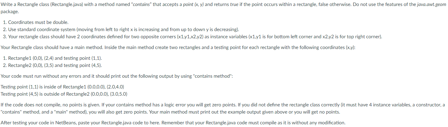 Solved Java Programming With Netbeans Please Keep Your 