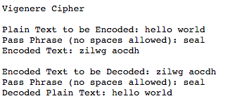 Solved So im doing the Vignere Cipher and trying to encode. | Chegg.com