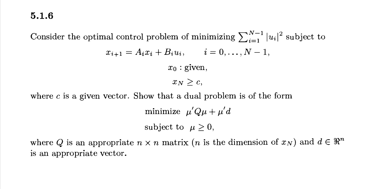 Solved Consider the optimal control problem of minimizing | Chegg.com