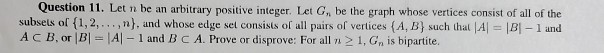 Solved Question 11. Let n be an arbitrary positive integer. | Chegg.com
