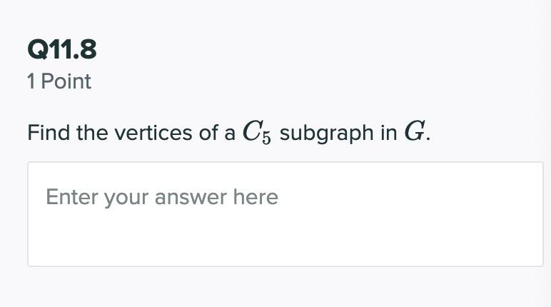 Solved Q11 6 Points 3 5 6 Answer the following questions | Chegg.com