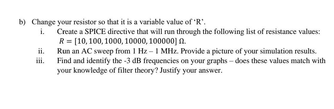 Solved Problem 6(30pts) Review the LTSPICE tutorial provided | Chegg.com