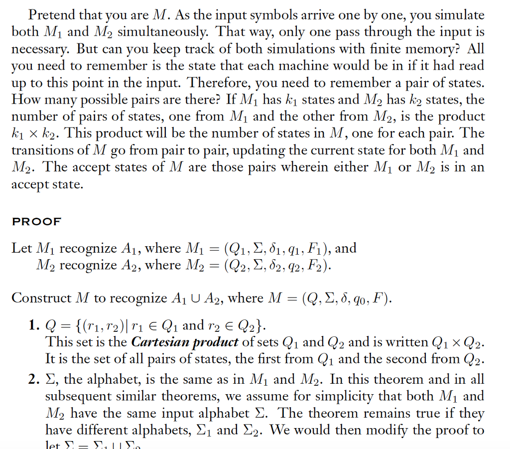 Solved 4. Use the construction given in the proof of Theorem | Chegg.com
