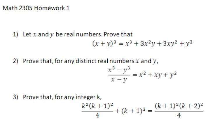 Solved 1) Let x and y be real numbers. Prove that | Chegg.com