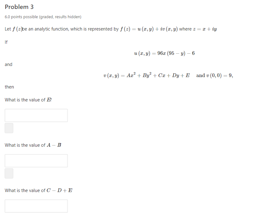Solved Problem 3 6.0 points possible (graded, results | Chegg.com