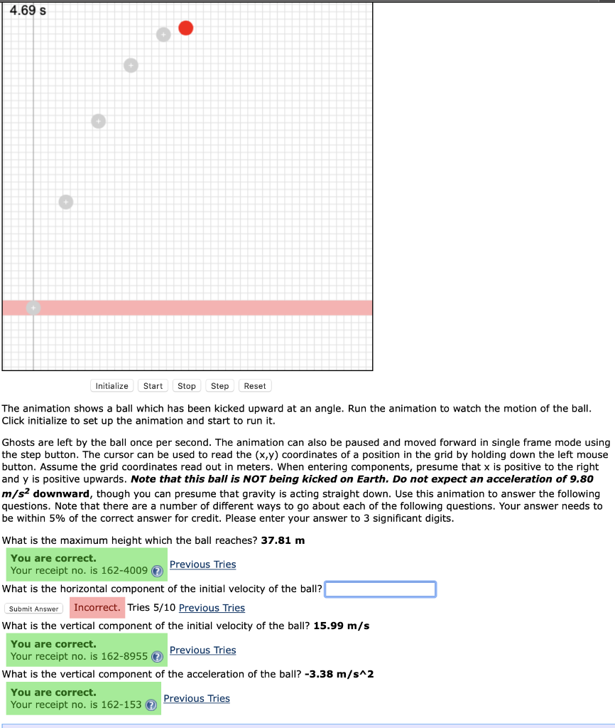 4.69 S Initialize Start Stop Step Reset The animation | Chegg.com