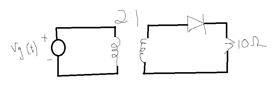 Solved For the given circuit, find Vdc and Vrms across the | Chegg.com