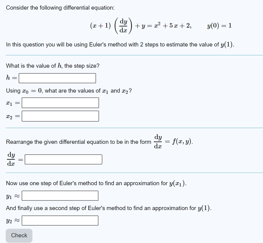 Solved Consider the following differential | Chegg.com