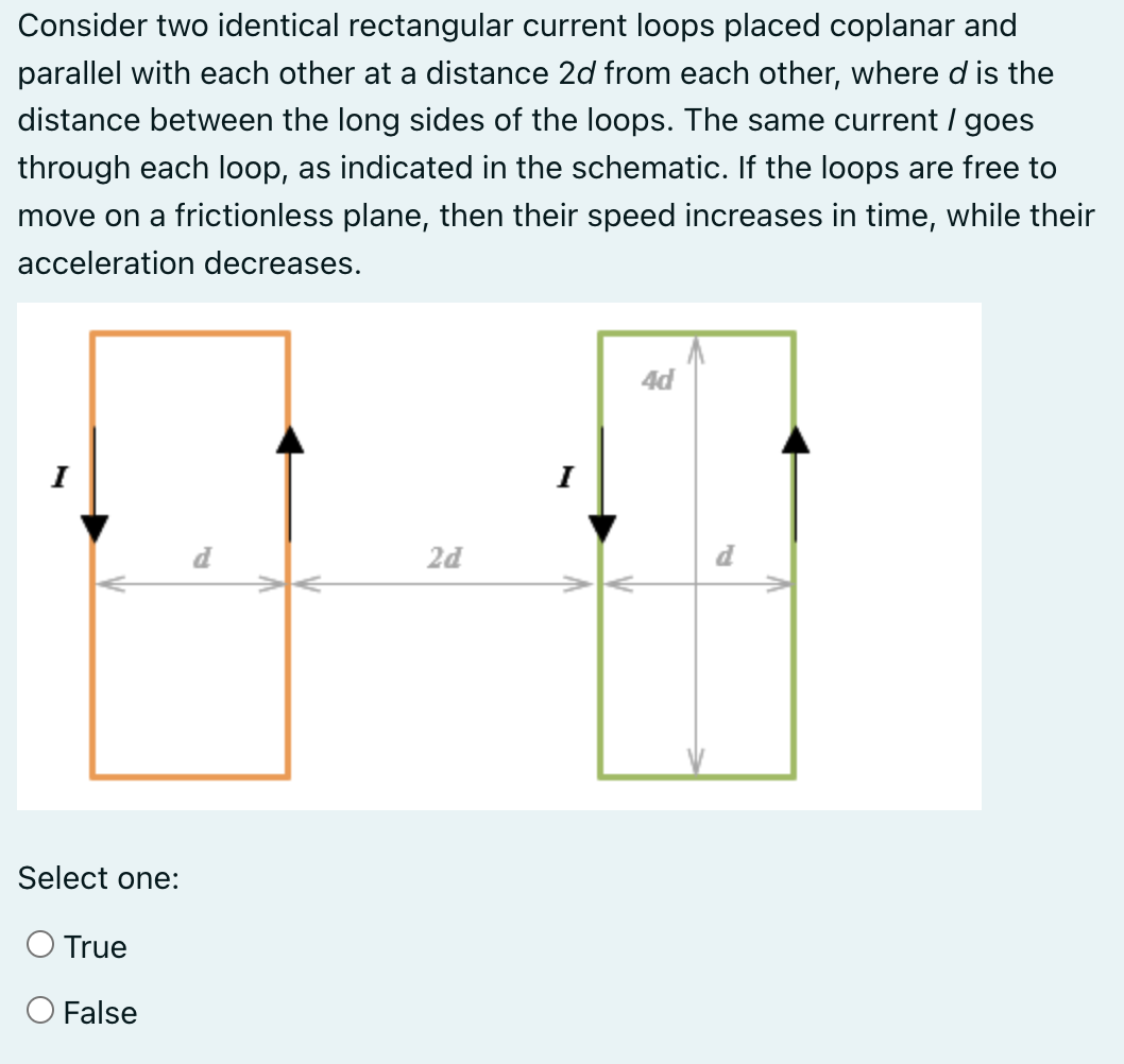 Solved Consider two identical rectangular current loops | Chegg.com