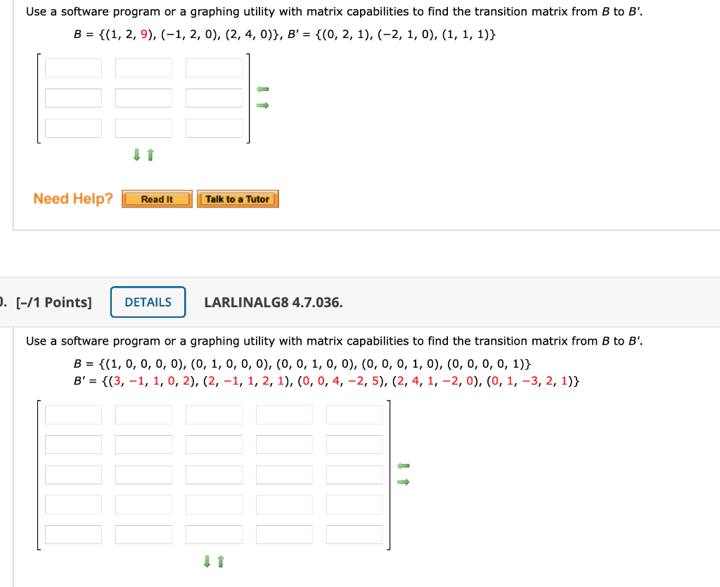 Solved Use a software program or a graphing utility with | Chegg.com
