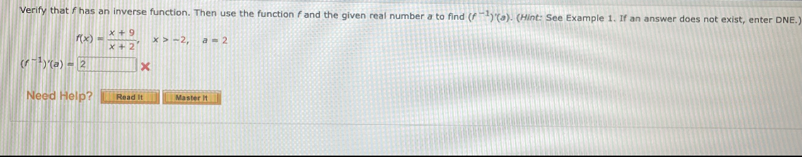 Solved Verify that f has an inverse function. Then use the | Chegg.com Solved Verify that f has an inverse function. Then use the | Chegg.com
