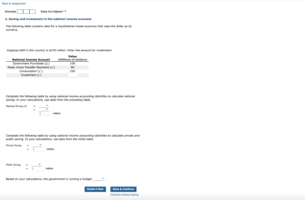 Solved Attempts Keep the Highest / is 2. Saving and | Chegg.com