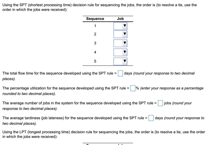 Solved Using the FCFS (first come, first served) decision | Chegg.com