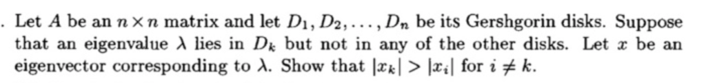 Solved Let A be an n × n matrix and let D1, D2, . . . , Dn | Chegg.com