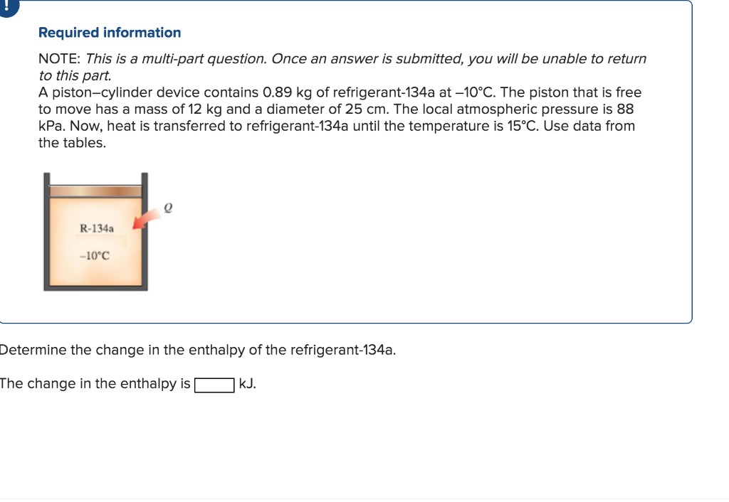 Solved Required information NOTE: This is a multi-part | Chegg.com