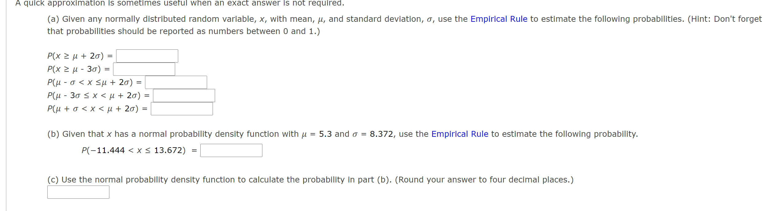 Solved A quick approximation is sometimes useful when an | Chegg.com