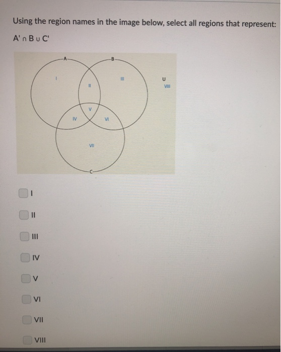 Solved Using the region names in the image below, select all | Chegg.com