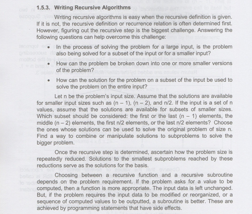 Solved Give good big-O time bounds for the recursive | Chegg.com