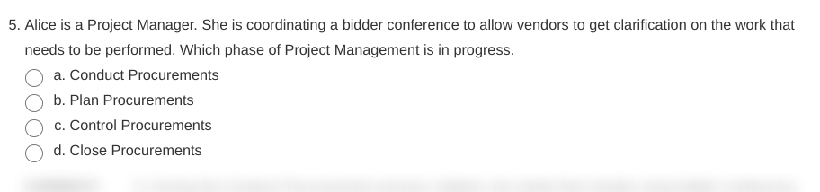 Solved 5. Alice is a Project Manager. She is coordinating a | Chegg.com