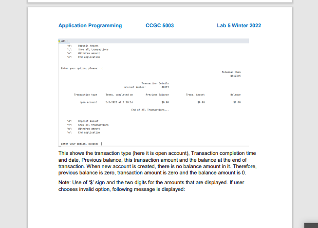 Solved Objective: • Application design and implementation to | Chegg.com