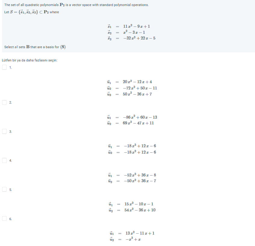 The set of all quadratic polynomials P2 is a vector | Chegg.com