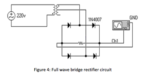 Simulate using MULTISIM the FWR circuit with filter | Chegg.com