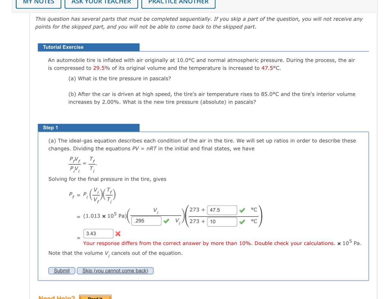 Solved This question has several parts that must be | Chegg.com