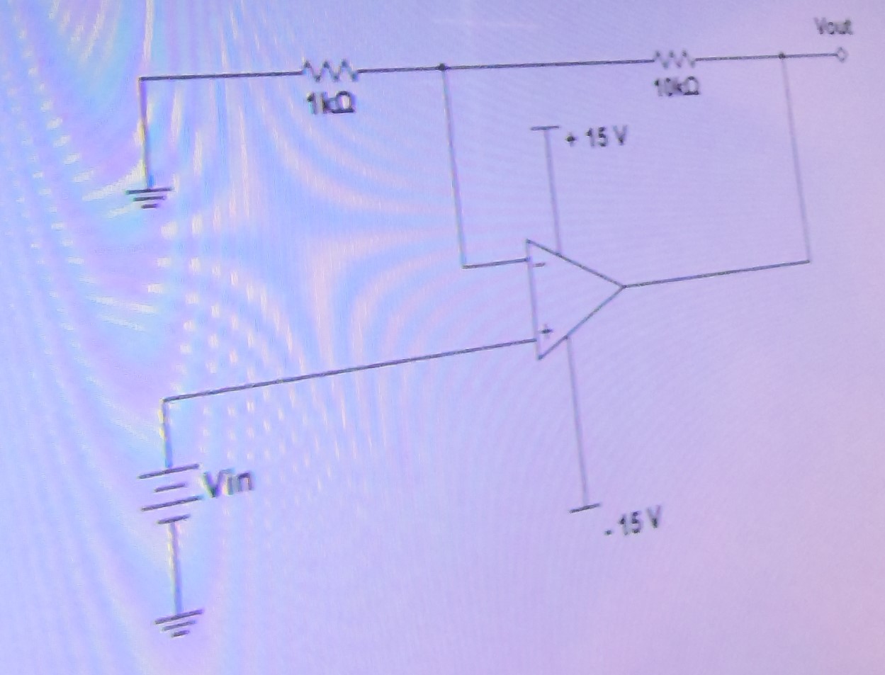 Solved For the circuit, Vin = 20 mv. Assuming an ideal op | Chegg.com