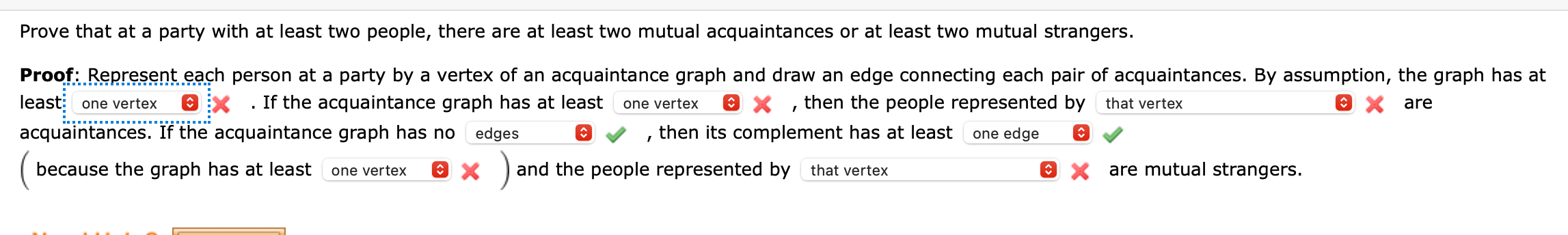Solved Prove that at a party with at least two people, there | Chegg.com