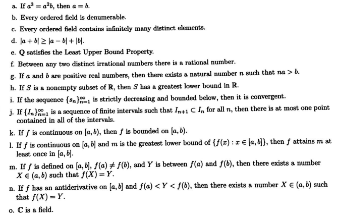 Solved a. If a3 = ab, then a = b. b. Every ordered field is | Chegg.com