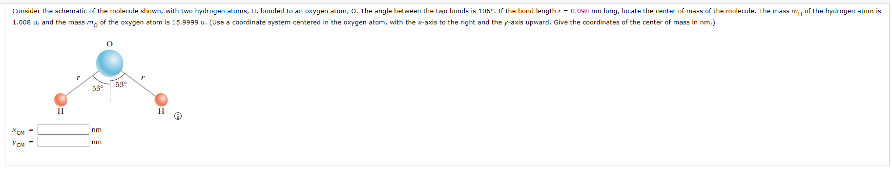 Solved Consider the schematic of the molecule shown, with | Chegg.com