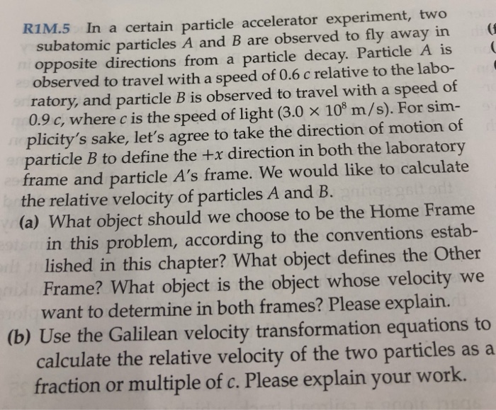 Solved RIM.5 In a certain particle accelerator experiment, | Chegg.com