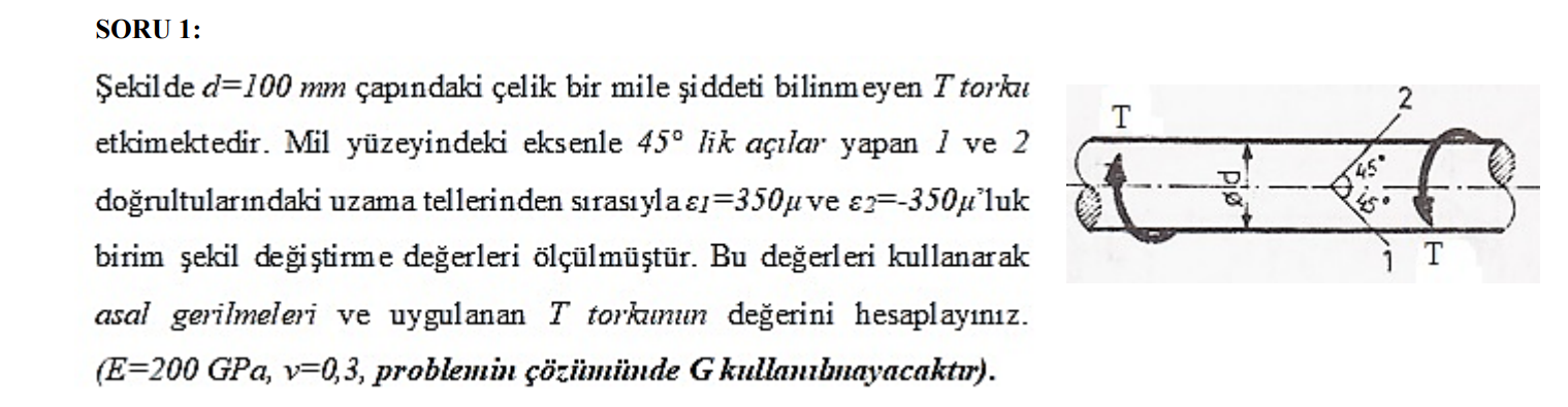 Solved In the figure, a torque T of unknown intensity acts | Chegg.com