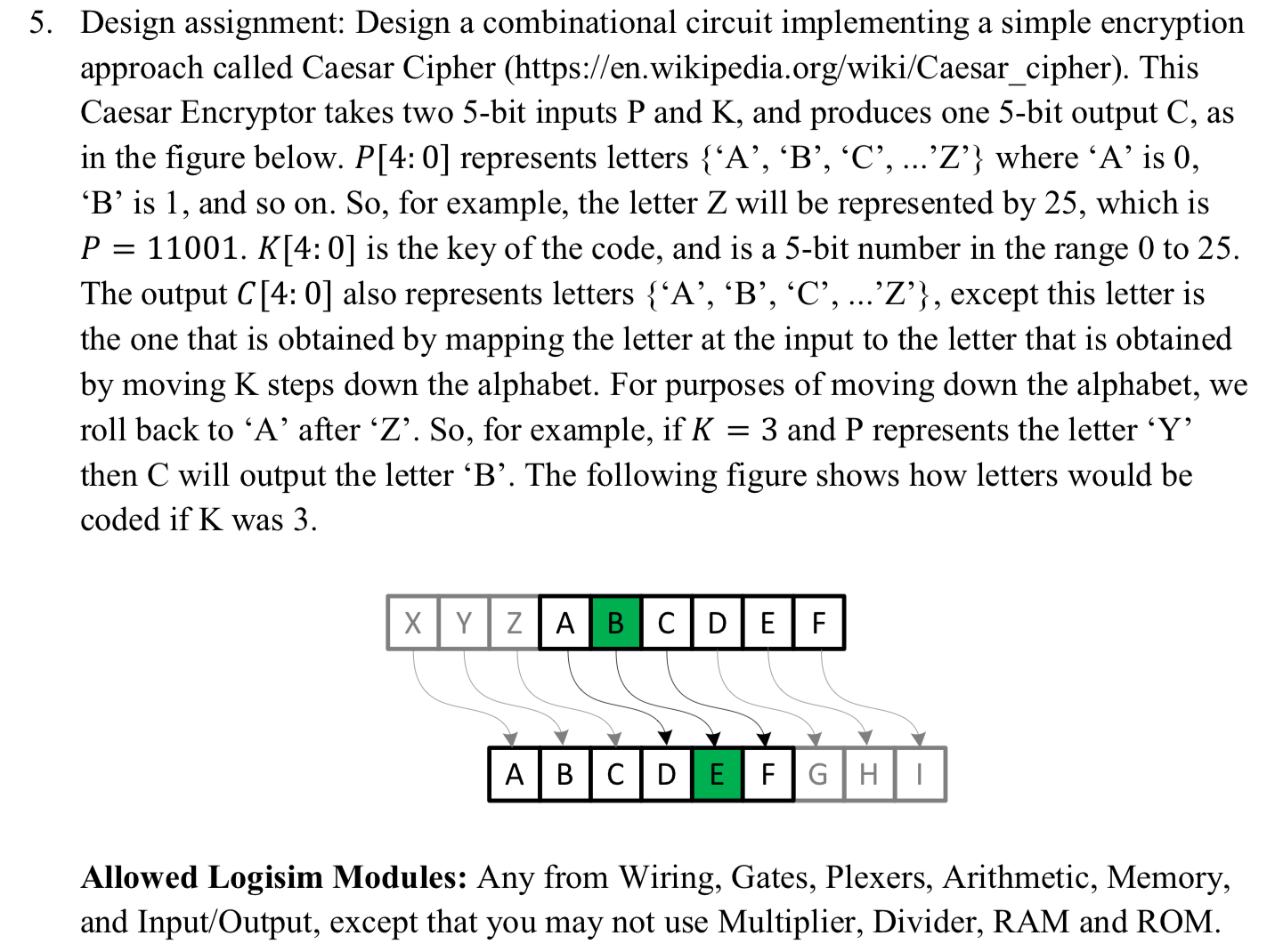 Solved Design Assignment Design A Combinational Circuit