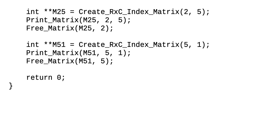 Solved Learning Goals: Gain practice working with malloc | Chegg.com